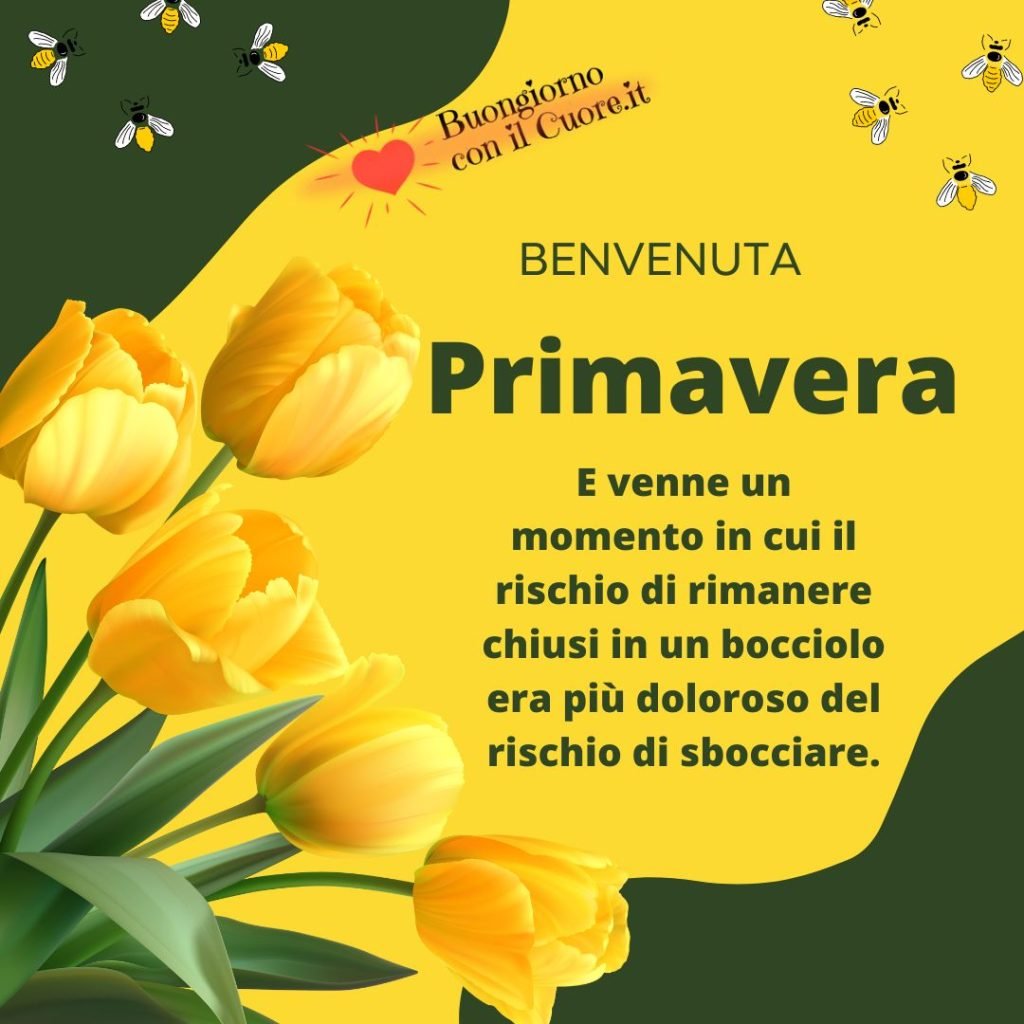 Benvenuta Primavera 2024 e Arrivederci inverno: Frasi e immagini di ...